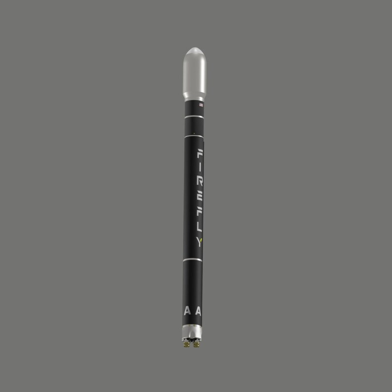Firefly Alpha Rocket 3D Printed Model Miniature FLTA005 Aerospace ...