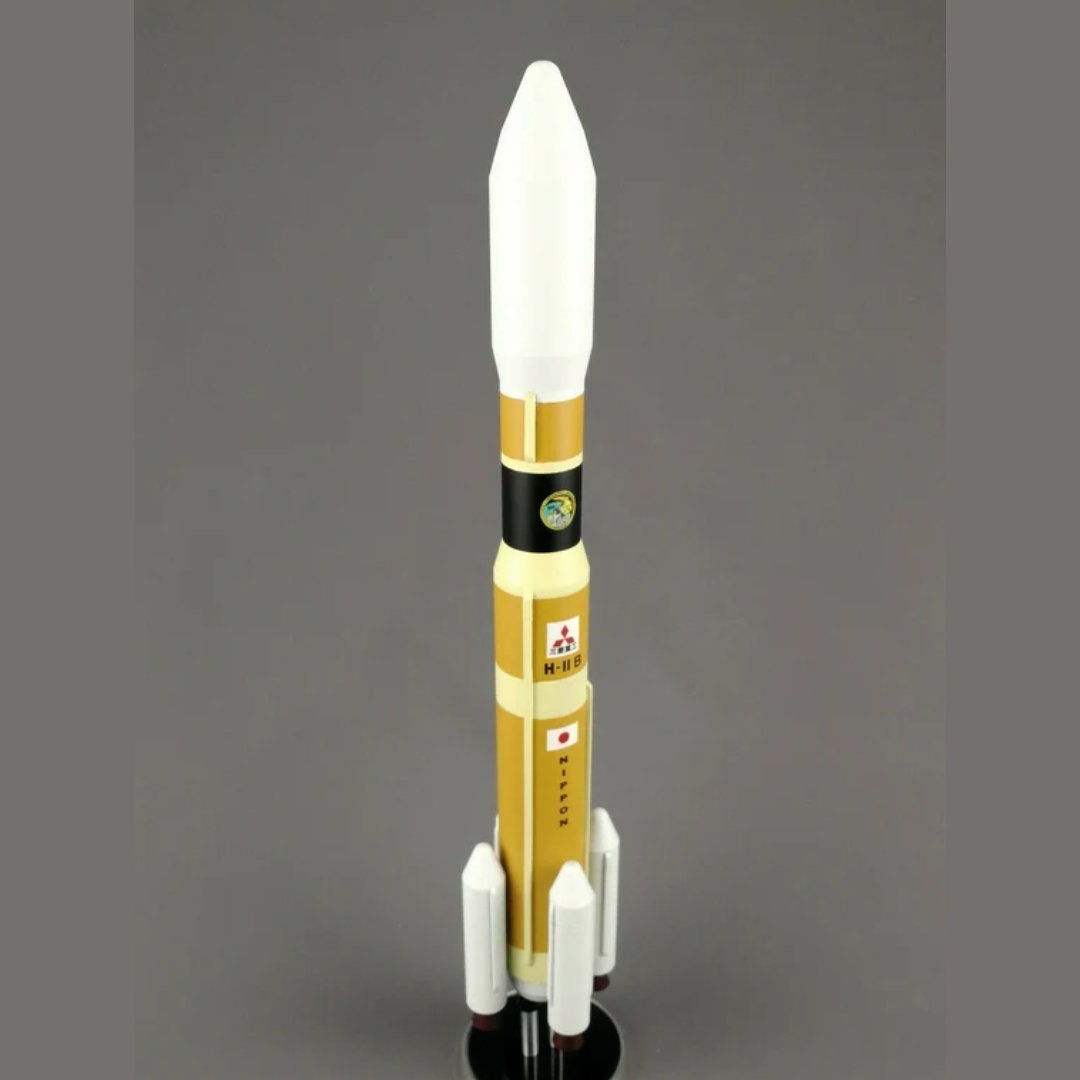 Japan's JAXA H3 Rocket Launch Vehicle Model 3D Printed Miniature Statue ...