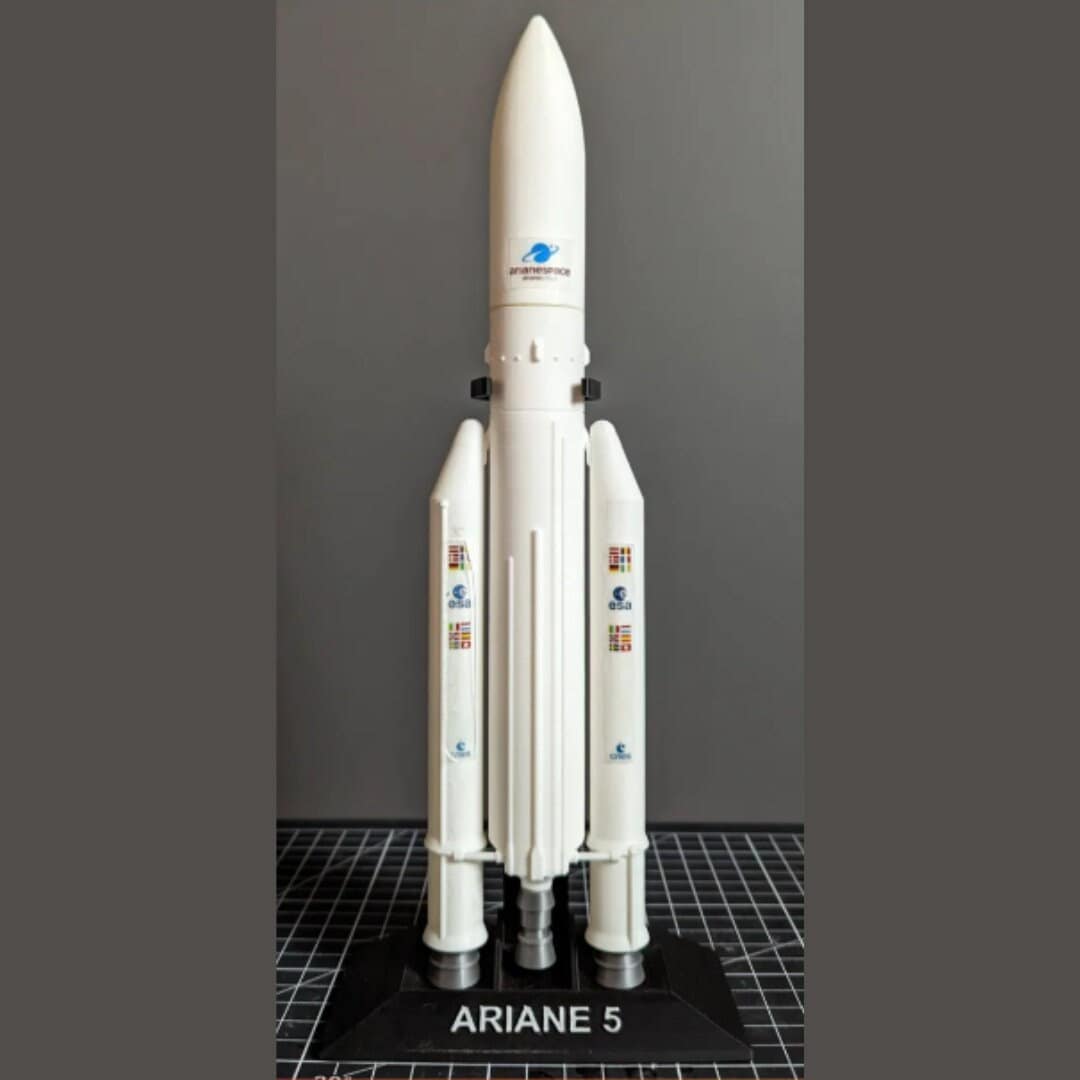 Ariane 5 Rocket Model Statue Miniature ESA European Space Agency - Etsy