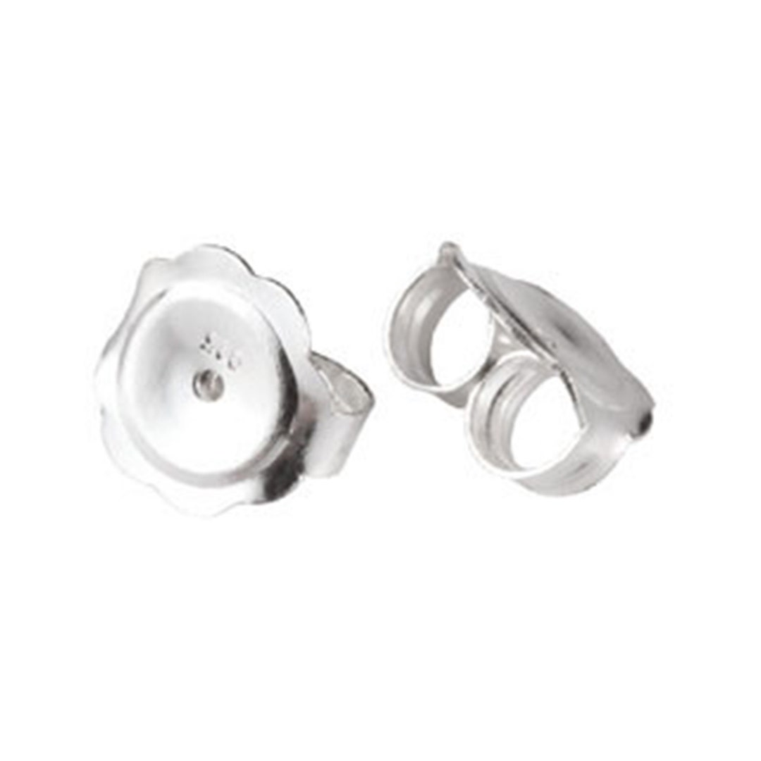 Ear Nuts/ear Backs in Sterling Silver 9x0.35mm Thick | LF010 - Etsy
