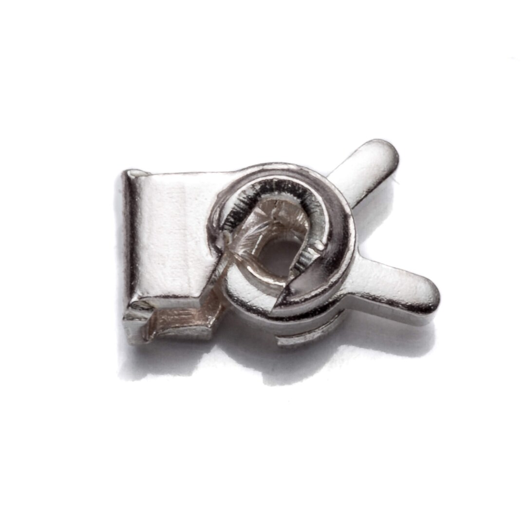 Independent Brooch Lock Clasp in Sterling Silver 5.78x3.38x2.96mm ...