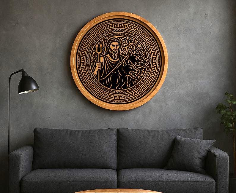 12 Greek Gods Mandala Sign SVG DXF Bundle – Clipart Laser Cut Files for ...