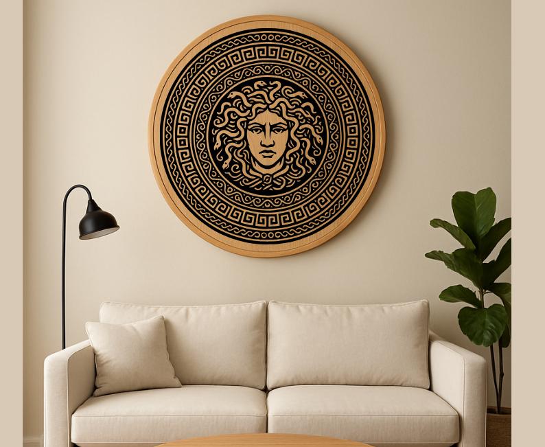 12 Greek Gods Mandala Sign SVG DXF Bundle – Clipart Laser Cut Files for ...