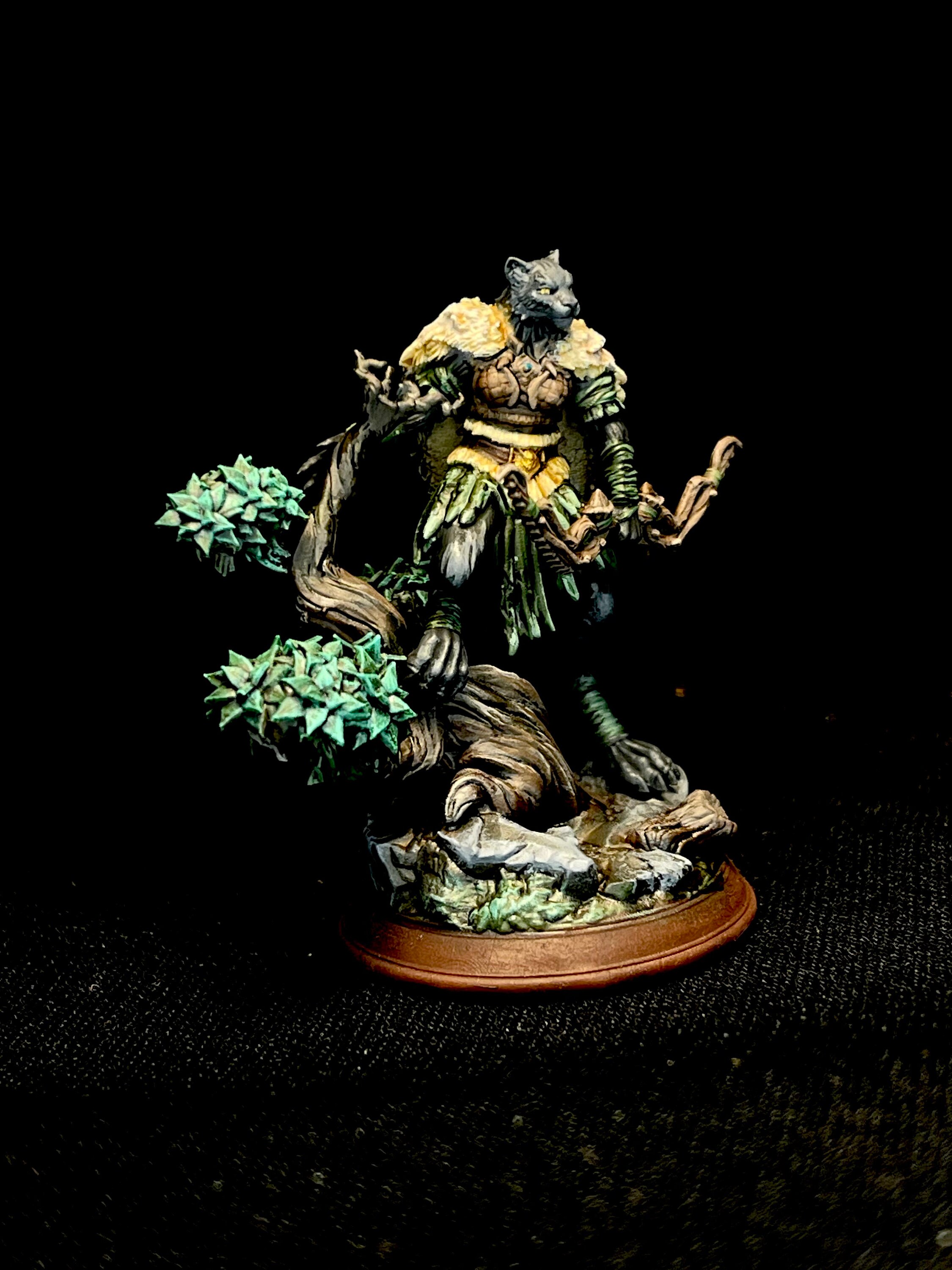 Jeji the Free Born- Tabaxi Ranger With Bow - Etsy
