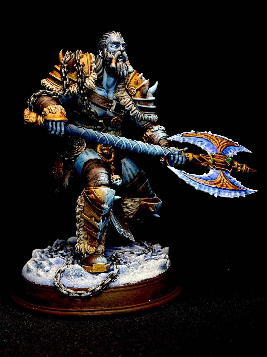 Ugadrin- Snow Giant With Battle Axe - Etsy