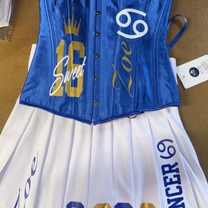 Sweet 16 Corset and Skirt Outfit - Any Age Birthday Corset and Skirt ...