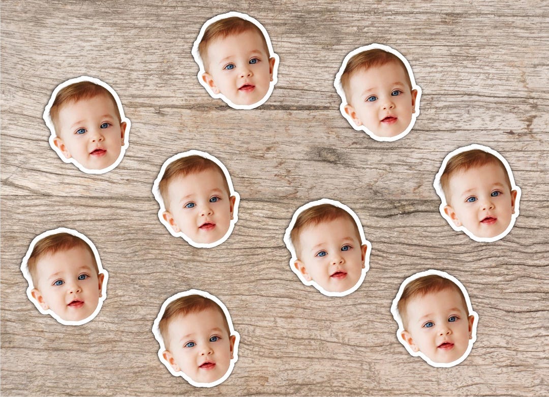 Personalized Face Confetti, Photo Confetti, Face Confetti, Custom Face ...