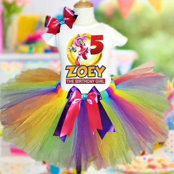 Rainbow Tutu Dress - Etsy