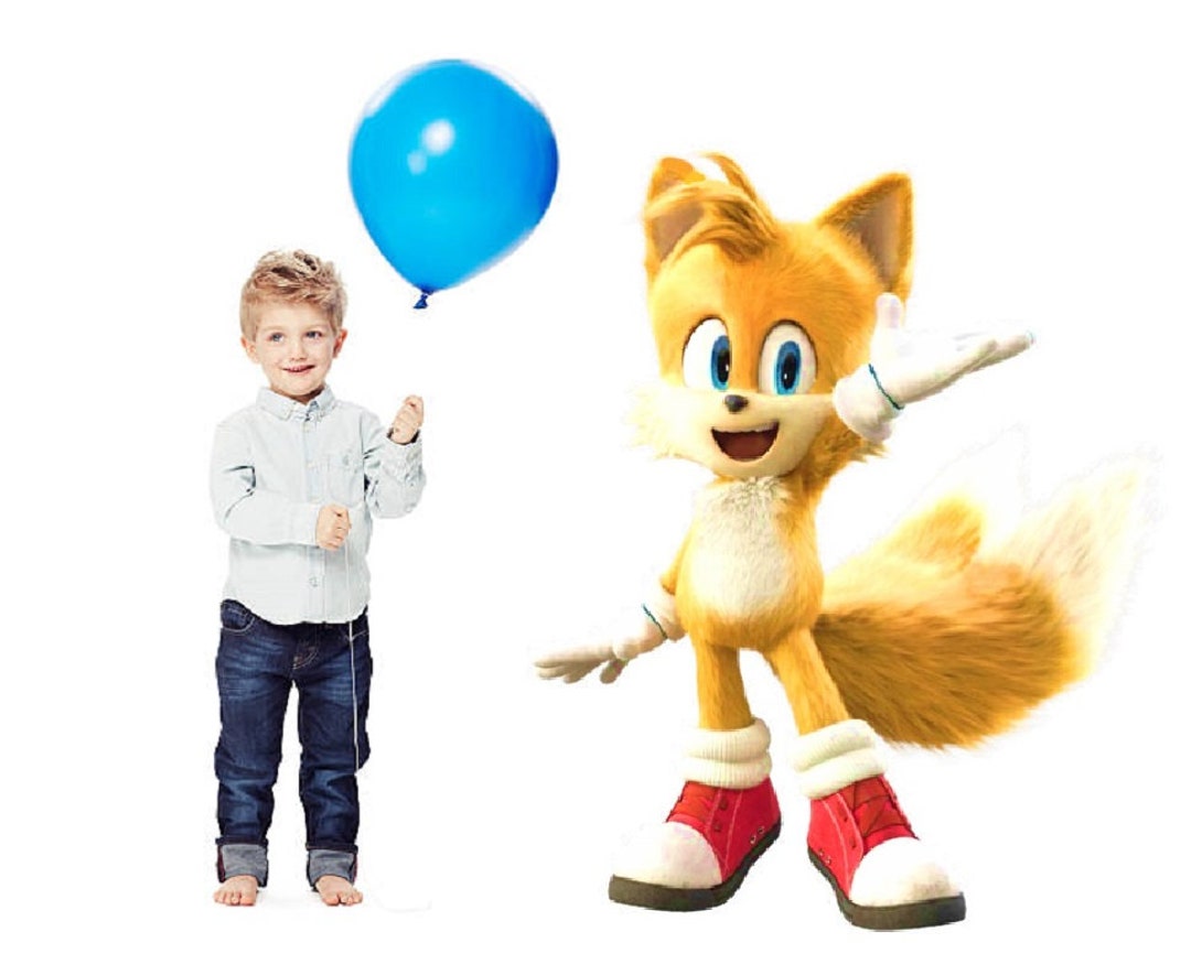 Sonic the Hedgehog Tails Birthday Party Cardboard Cutout Life - Etsy