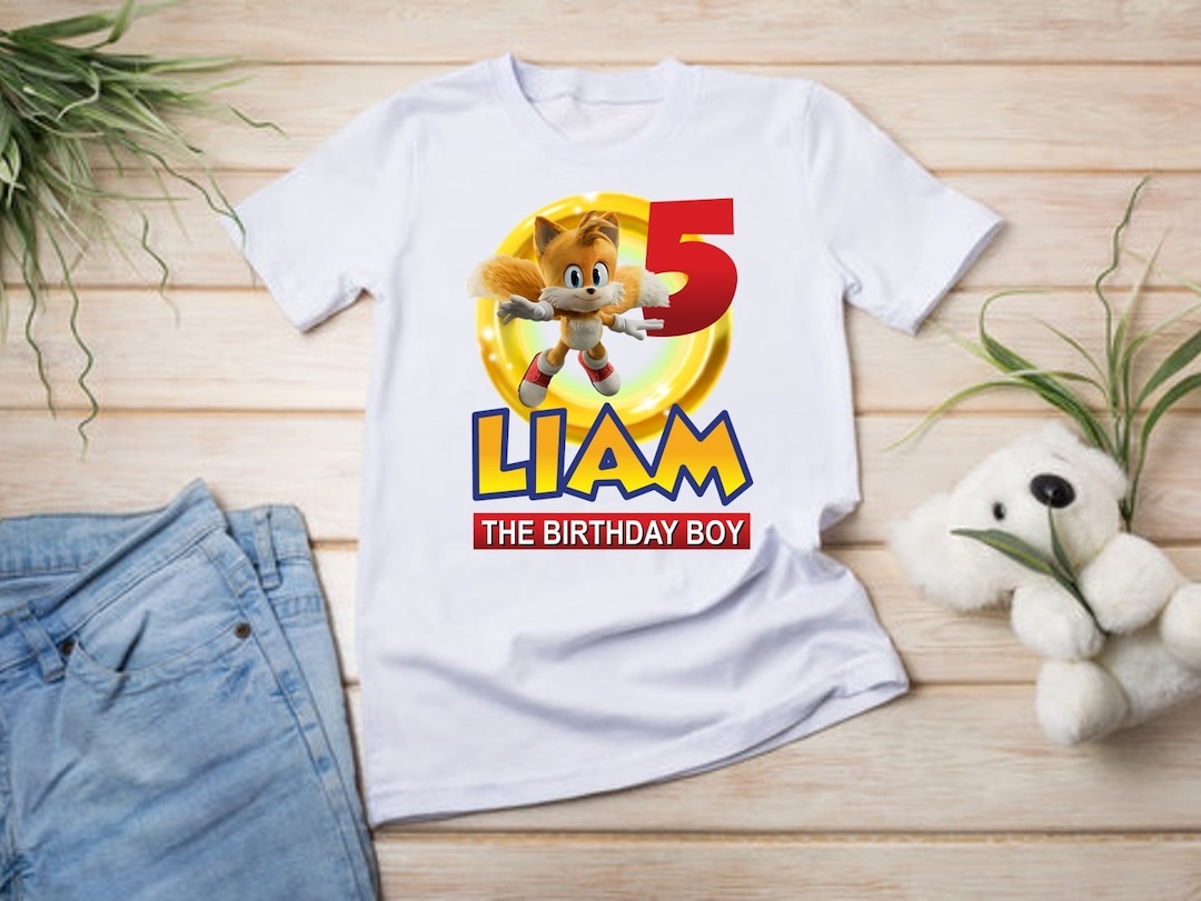 Sonic the Hedgehog Tails Birthday Party Personalized Name - Etsy