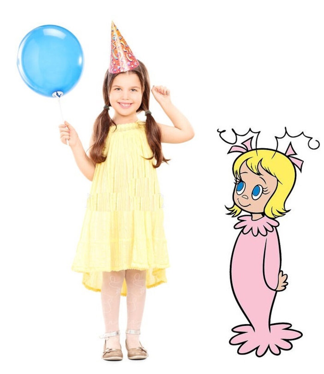 The Grinch Cindy Lou Christmas Birthday Party Cardboard Cutout Etsy