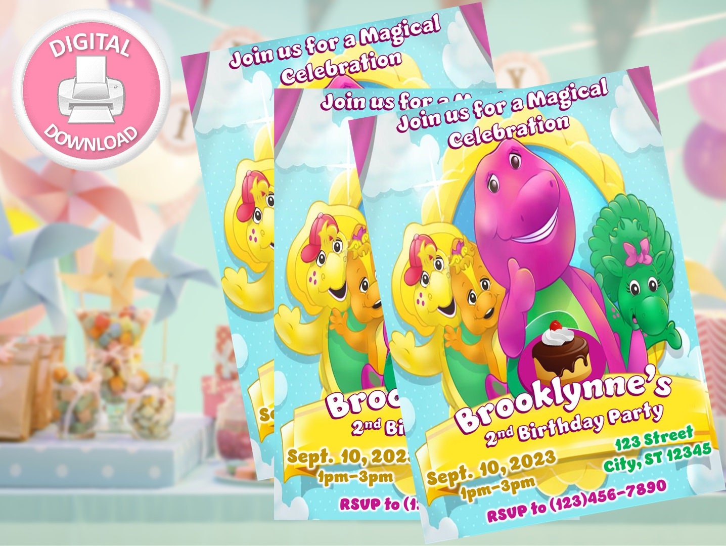 Barney And Friends Birthday Bash