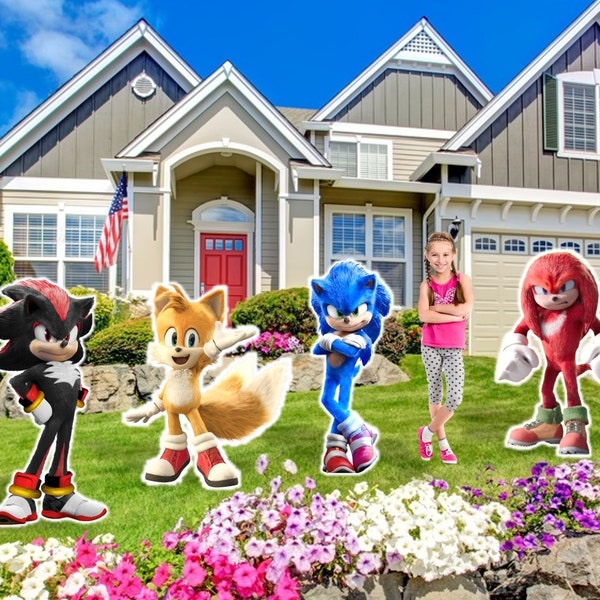 Sonic Hedgehog Cut Out - Etsy