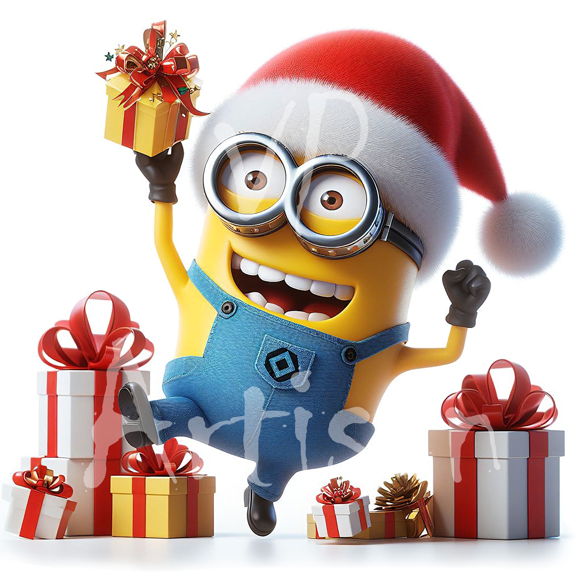 Christmas Minions Clipart. Christmas Clipart. Christmas Card Idea ...