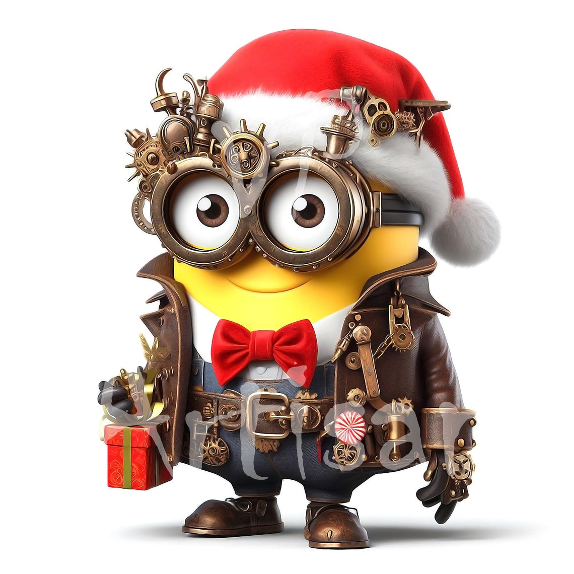 Christmas Minions Steampunk Clipart - 12 High Quality Jpgs - Etsy