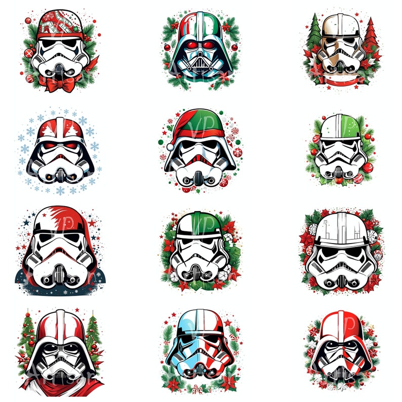 Christmas Star Wars Clipart. Christmas Clipart. Christmas Card Idea ...