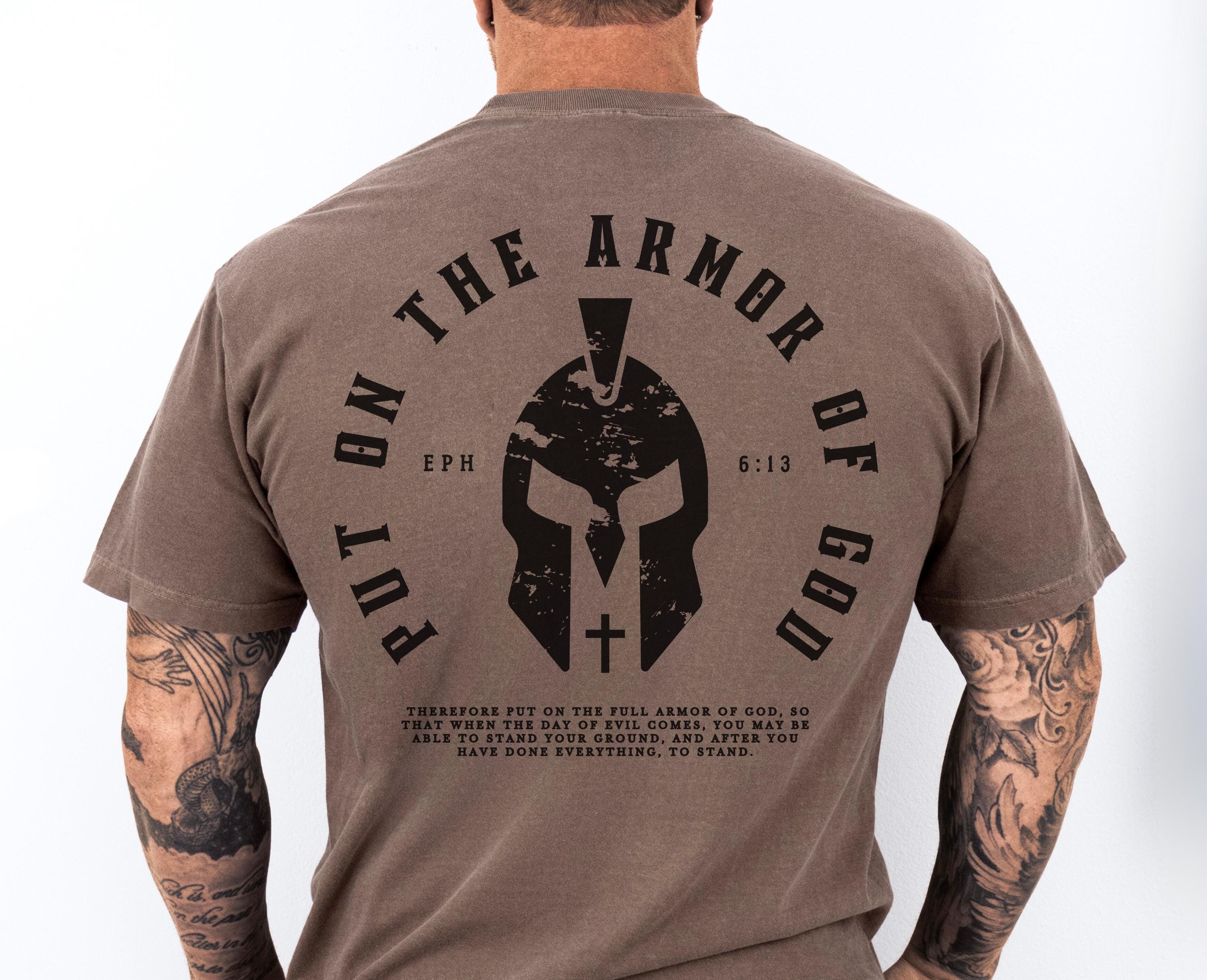 Armor of God Gym Pump Christian Streetwear Christian Gym Shirt Workout ...