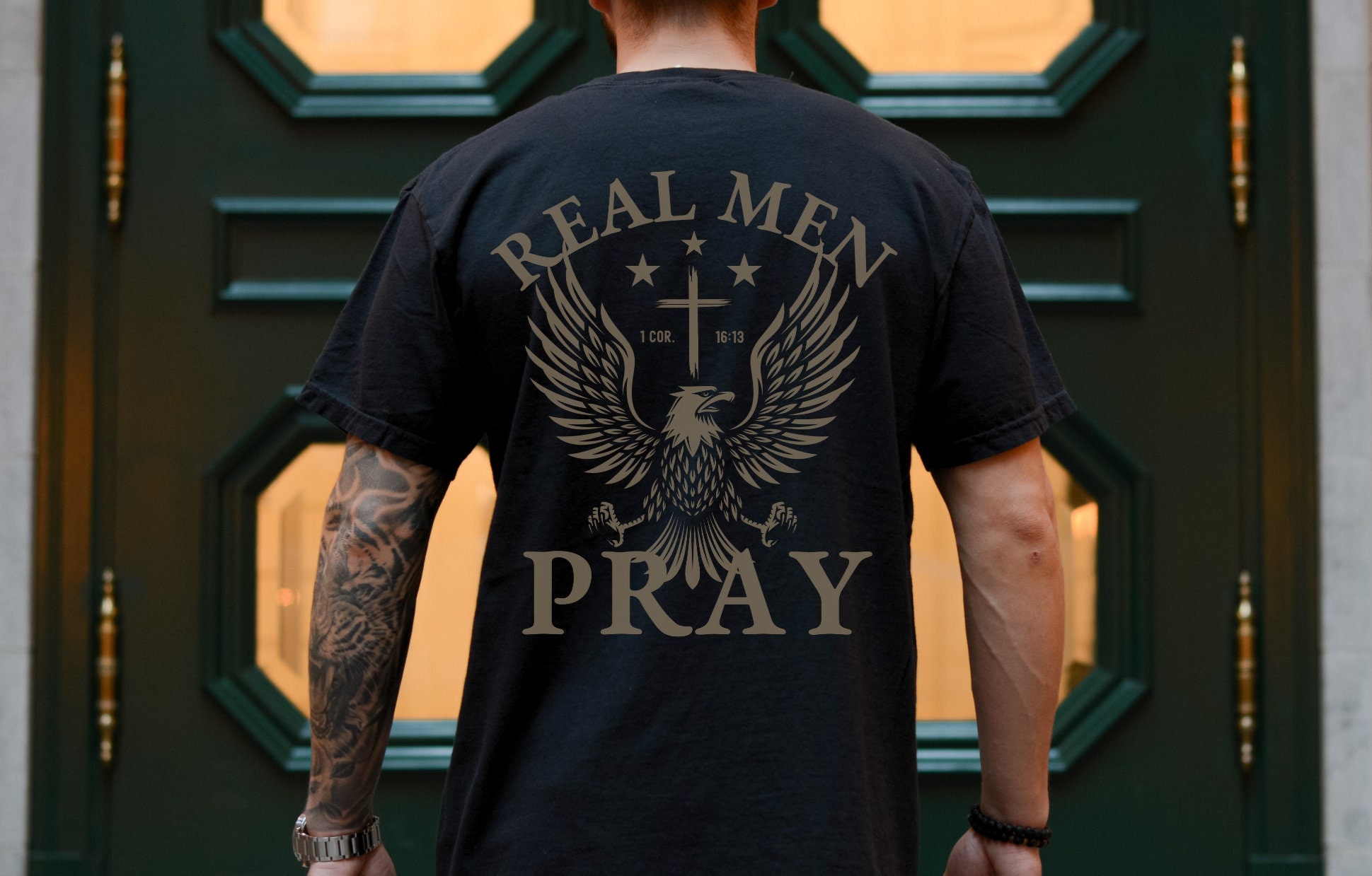 Real Men Pray Lifting Shirt Christian Gym Shirt Christian Men Shirt ...