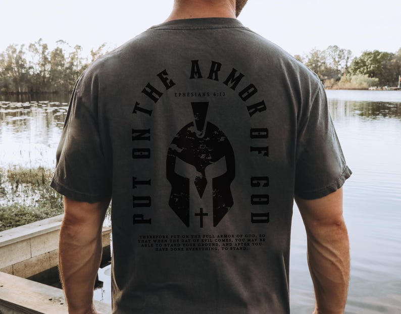 Put on the Armor of God Gym Pump Christian Streetwear Tactical ...