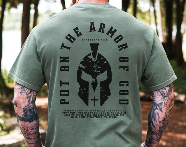 Put on the Armor of God Gym Pump Christian Streetwear Tactical ...