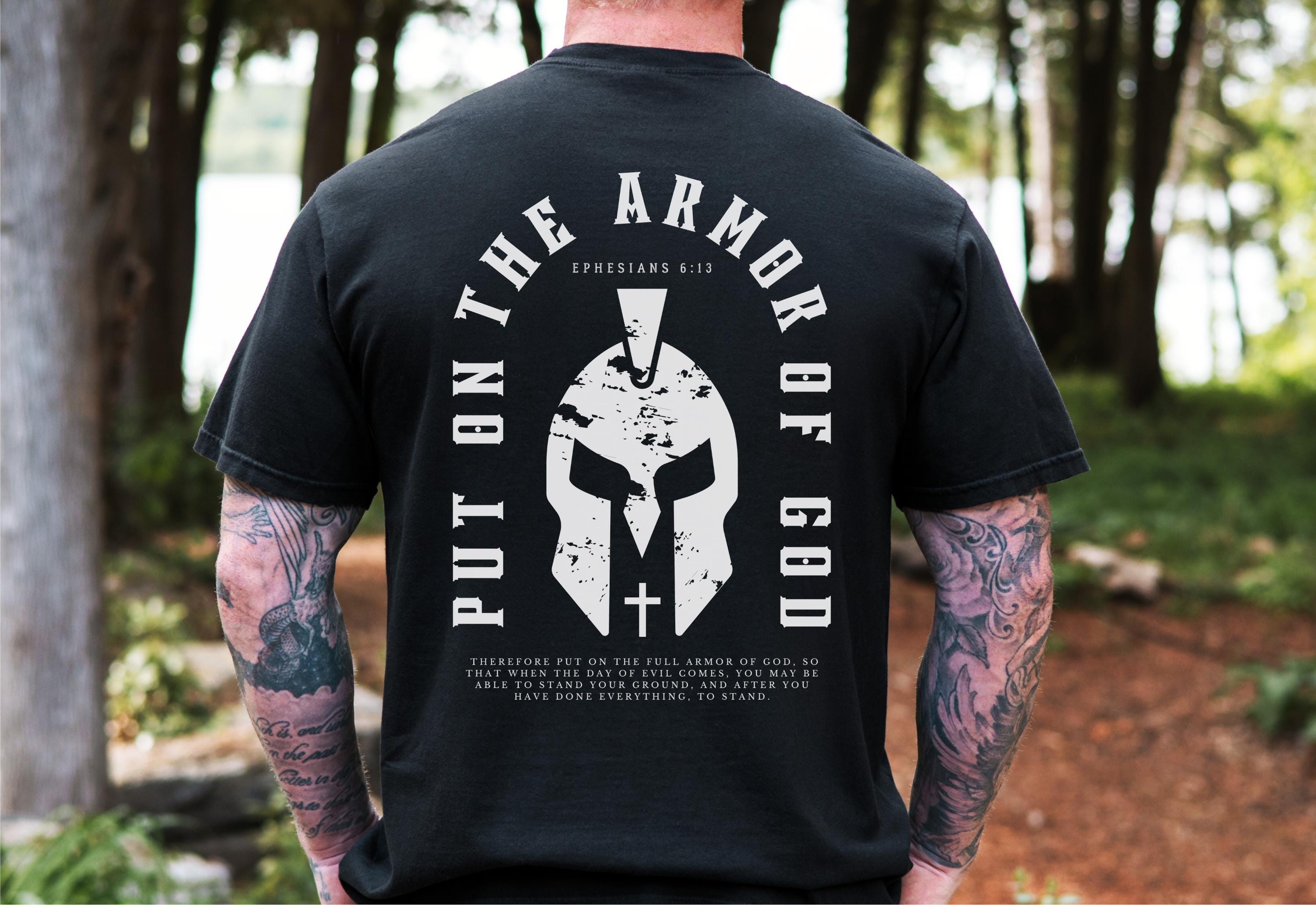 Put on the Armor of God Gym Pump Christian Streetwear Tactical ...