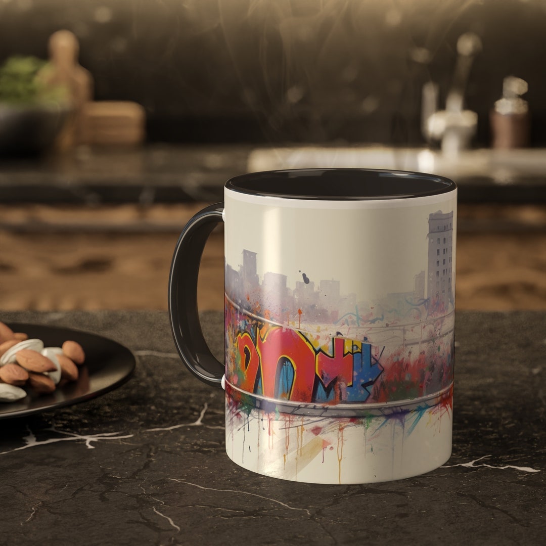 The Wall Mug, 11oz, Graffiti, Art, Street Art, Artist, Colorful ...