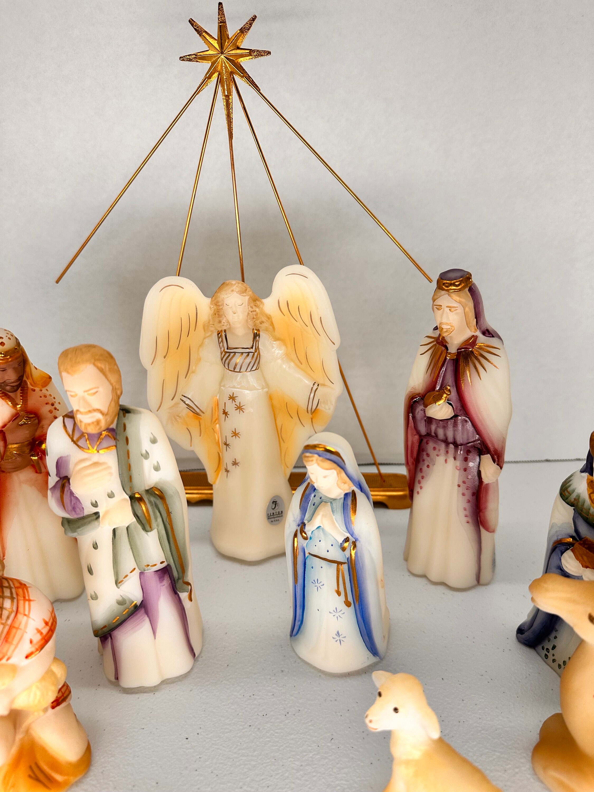 Fenton Nativity Set 12 Pieces With the Star - Etsy