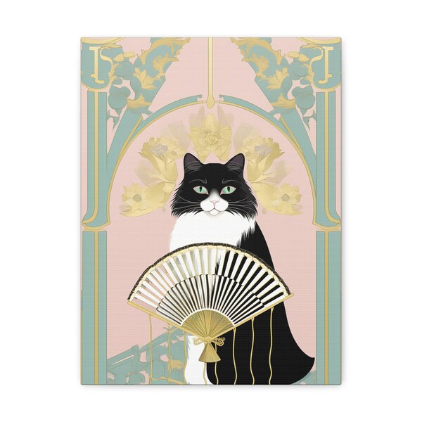 Art Deco Cat - Etsy