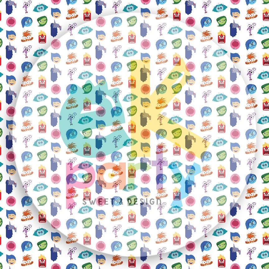 Inside Out Digital Paper Set of 16 12x12 Seamless Pattern Scrapbooking ...