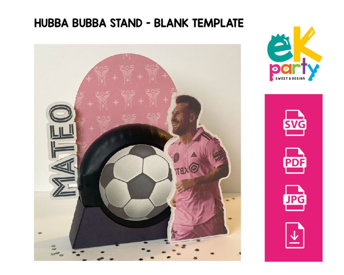 Hubba Bubba Stand Template, Blank Template, Digital File Pattern Gum ...