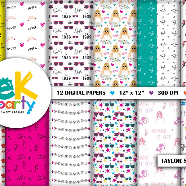 Taylor Digital Paper Patterns - Etsy