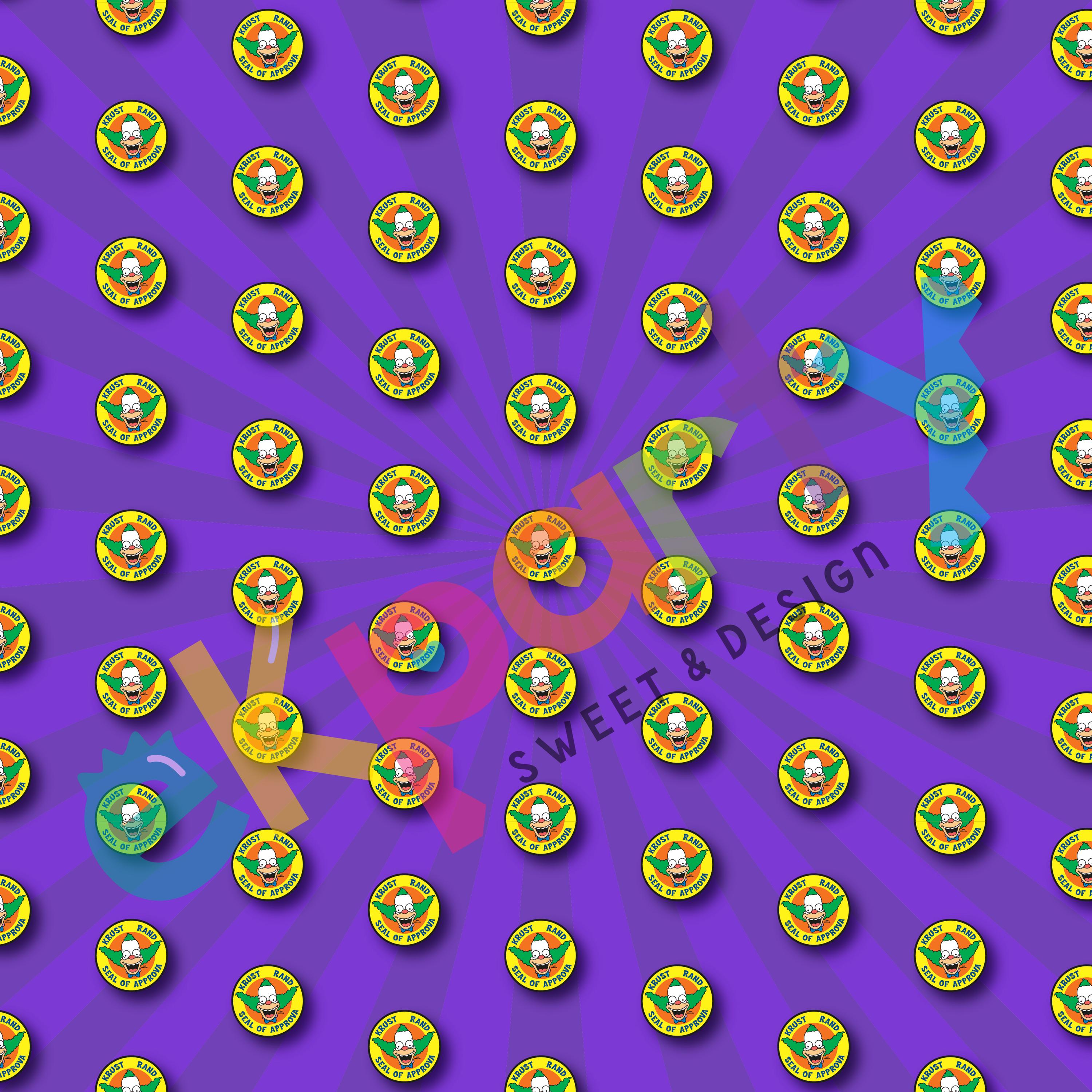 Simpsons Digital Paper, Patterns, Scrapbook Paper, Background, Set of ...