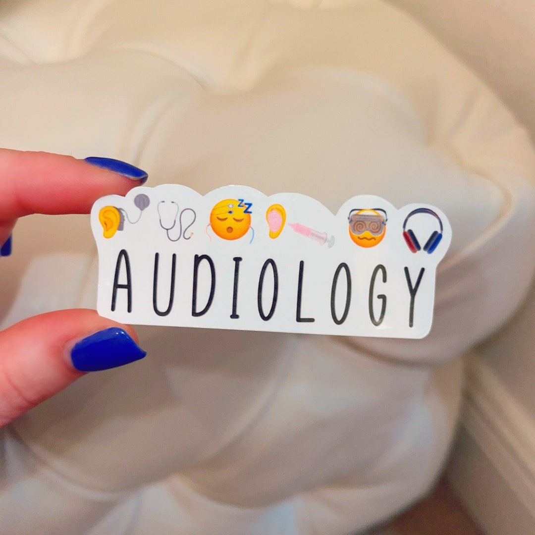 Audiology Emoji Sticker - Etsy
