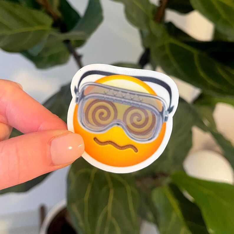 Vestibular VNG Goggles Emoji Sticker - Etsy