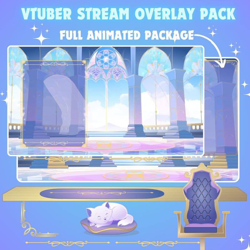 Vtuber Overlay - Etsy
