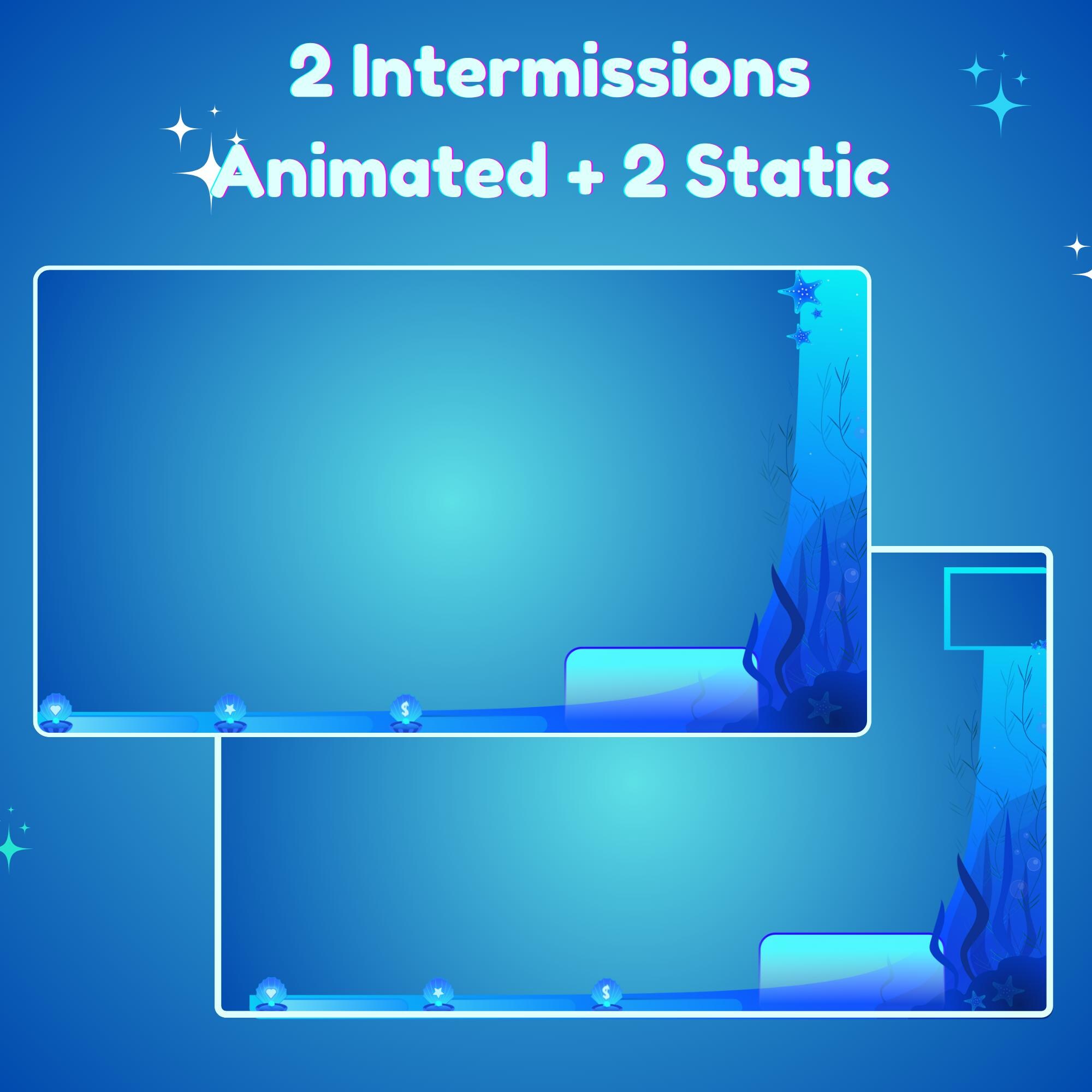 Exotic OCEAN Stream Overlay Animated Pack, Whale Stream Overlay ...