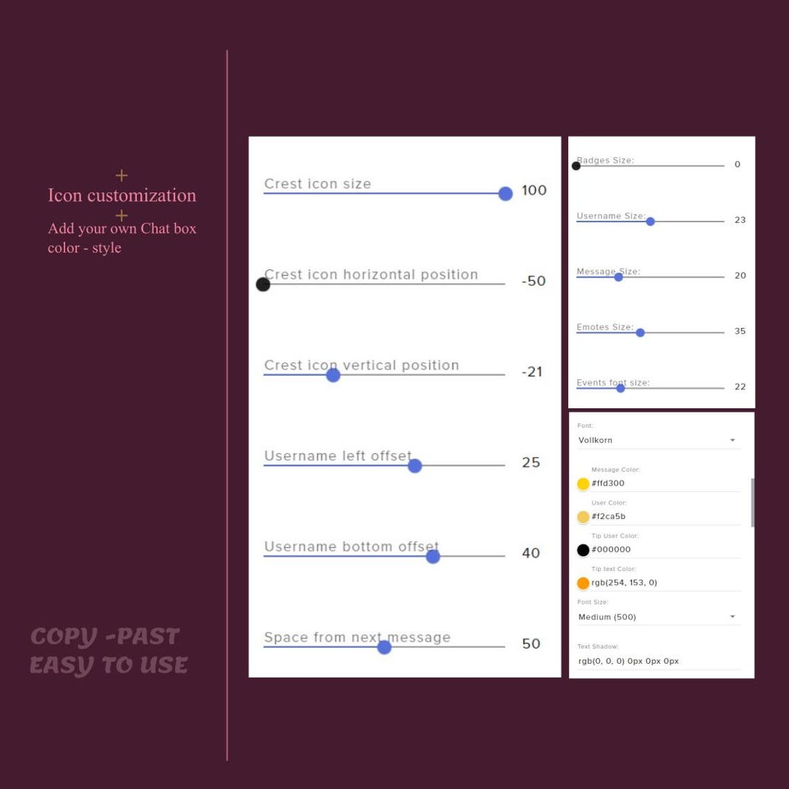 Sakura Flowers Chat Widget Animated, Japanese Stream Graphics for ...