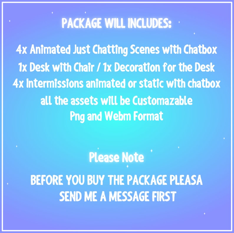 Custom Vtuber Stream Overlay, Custom Vtuber Intermission, Custom Vtuber ...