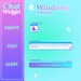 Chat Widget Retro Windows for Twitch, Retro Window Widget, Colorful ...