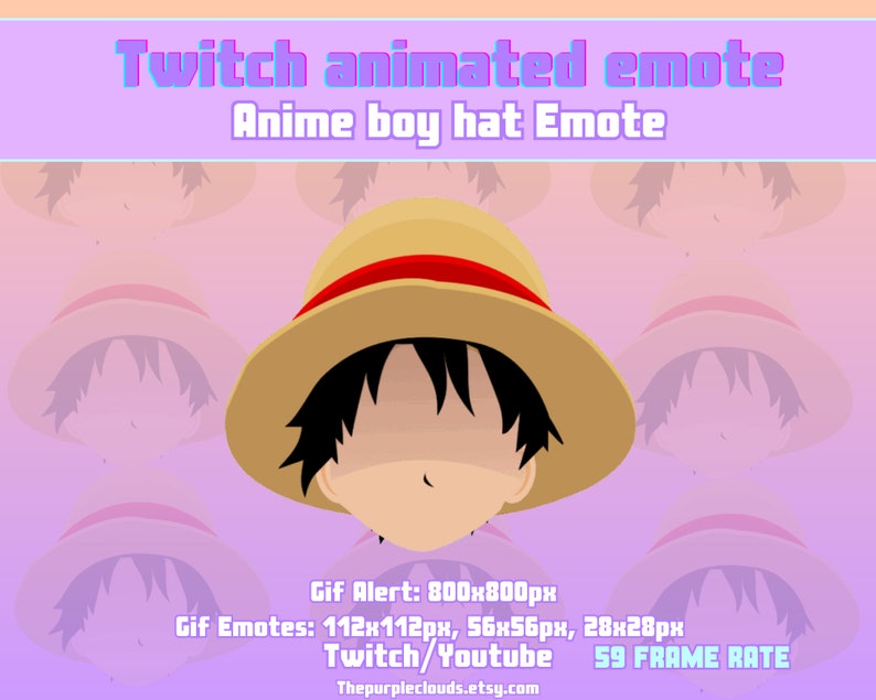 ANIMATED Twitch Emote, Animated Emote, Anime Boy Emotes, Anime Emotes ...