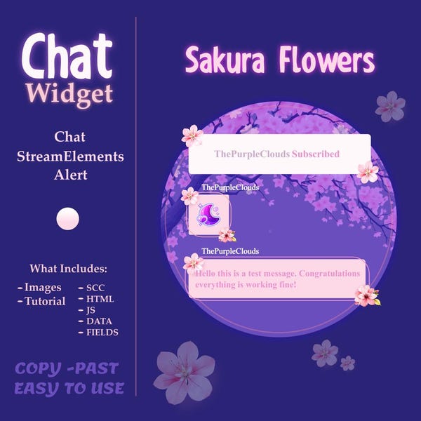 Twitch Chat Widget - Etsy