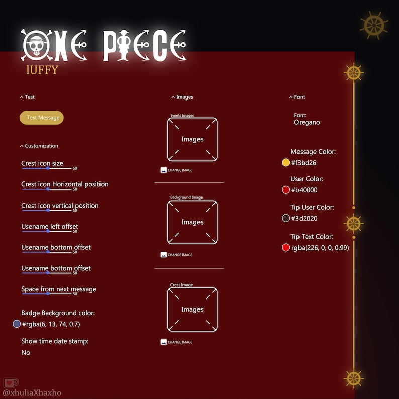 One Piece Luffy Chat Widget Animated, One Piece Chat Widget, Chat Box ...