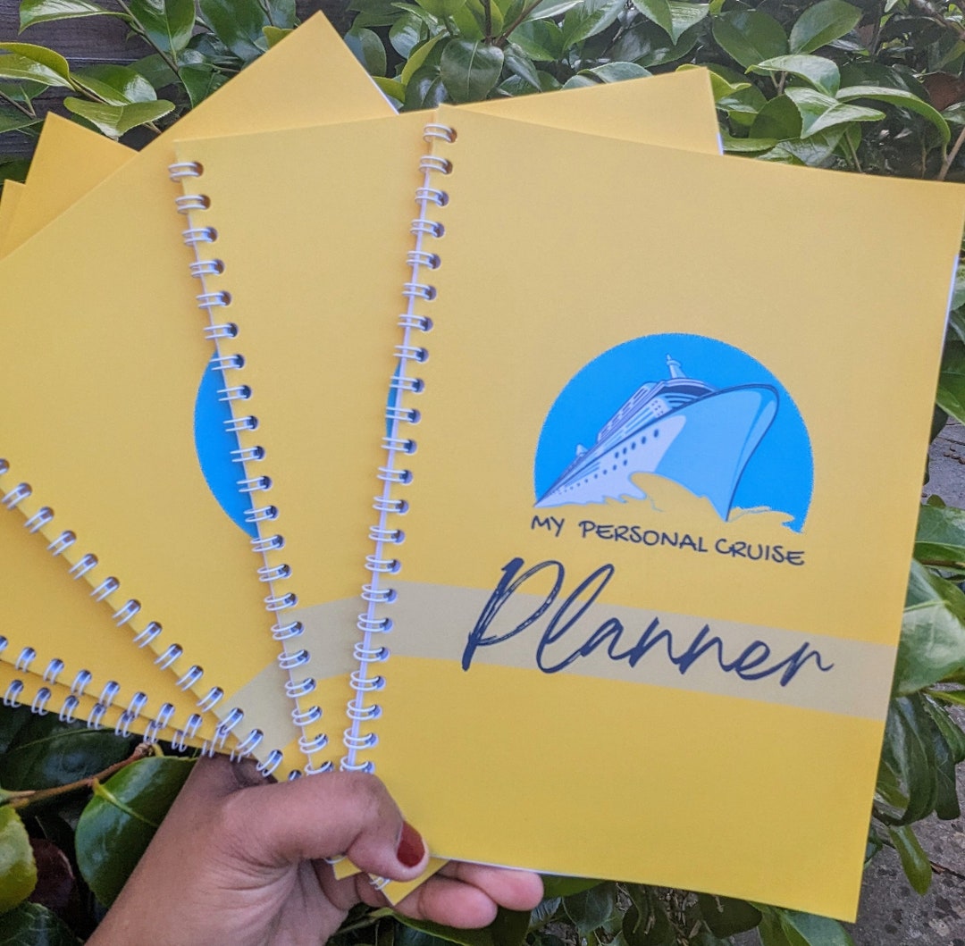 7 Day Cruise Planner Booklet - Wire Bound Journal With Keep Sake Paged ...