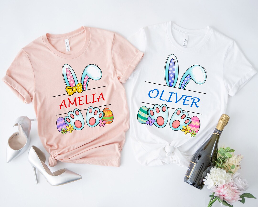 Personalized Easter Shirts for Kids, Matching Easter Shirts, Cousin ...