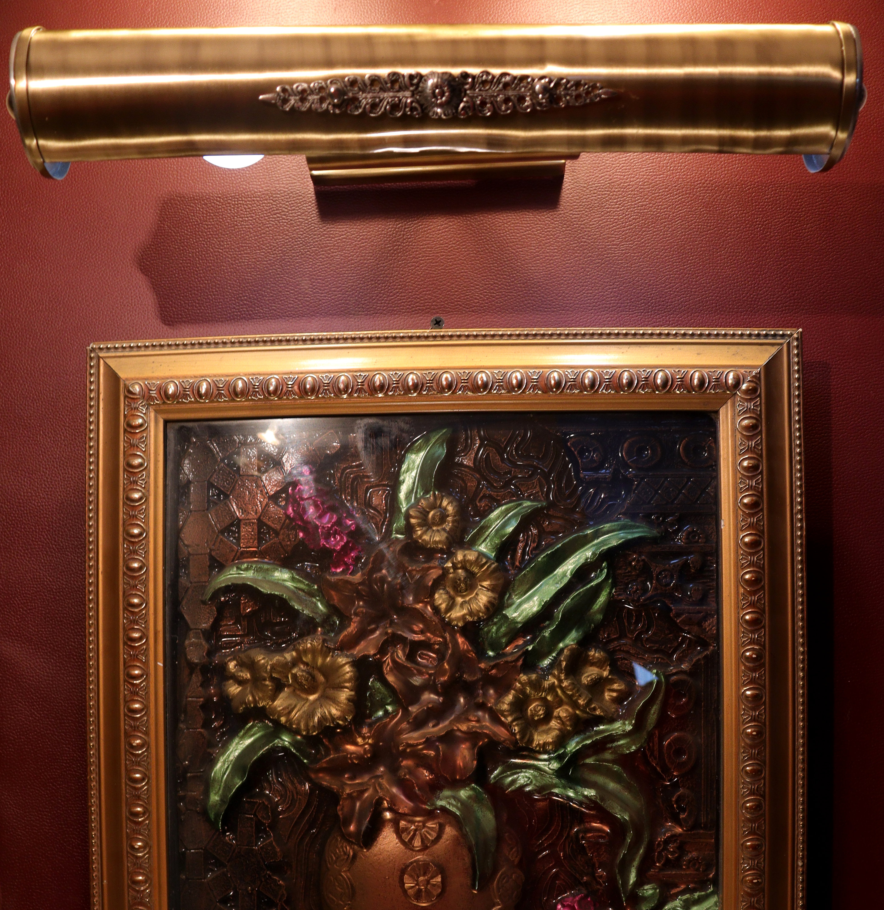 Vintage Brass Picture Light Antique Lamp Fixture for Wall Decor ...