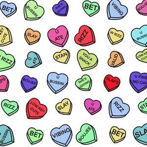 Valentines Day Gen Z Tumbler Wrap PNG - Etsy