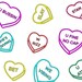 Valentine's Candy Heart- Gen Z- SVG File - Etsy