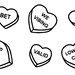 Valentine's Candy Heart- Gen Z- SVG File - Etsy