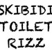Skibidi Toilet Rizz SVG Digital File for Cricut - Etsy