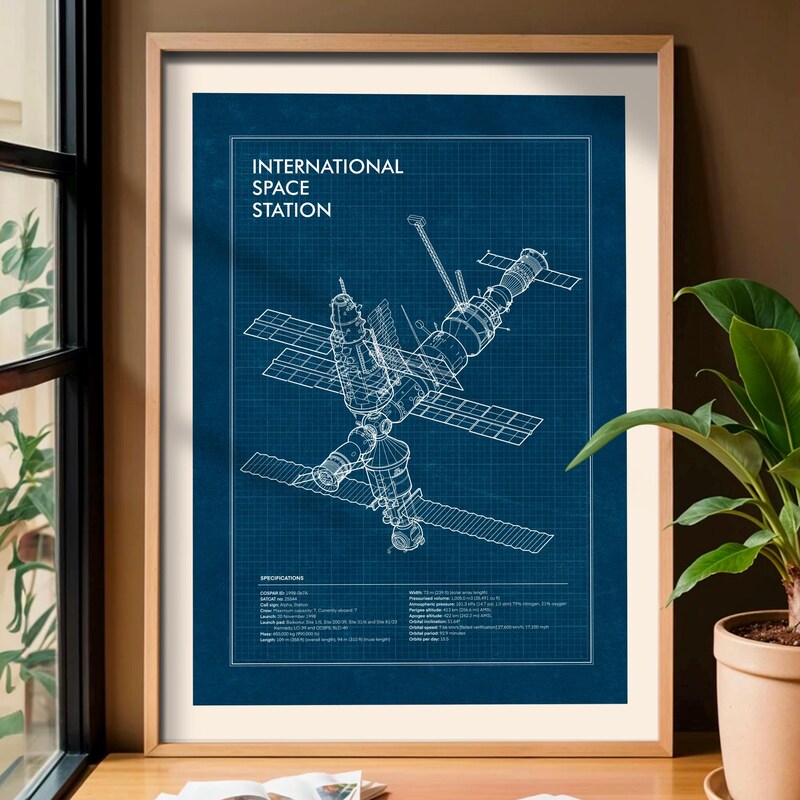Space Station Blueprints - Etsy